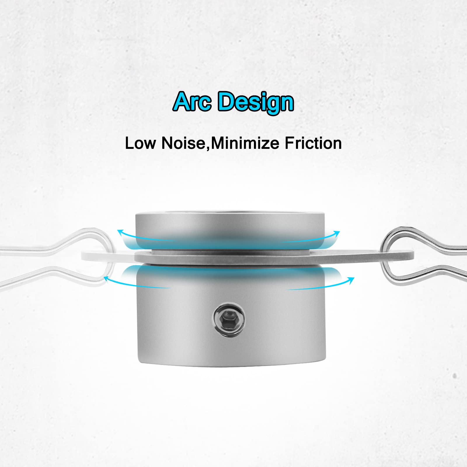 Snapklik.com : 1.25" Flag Pole Rings, Aluminum Alloy Flagpole Rings 360 ...