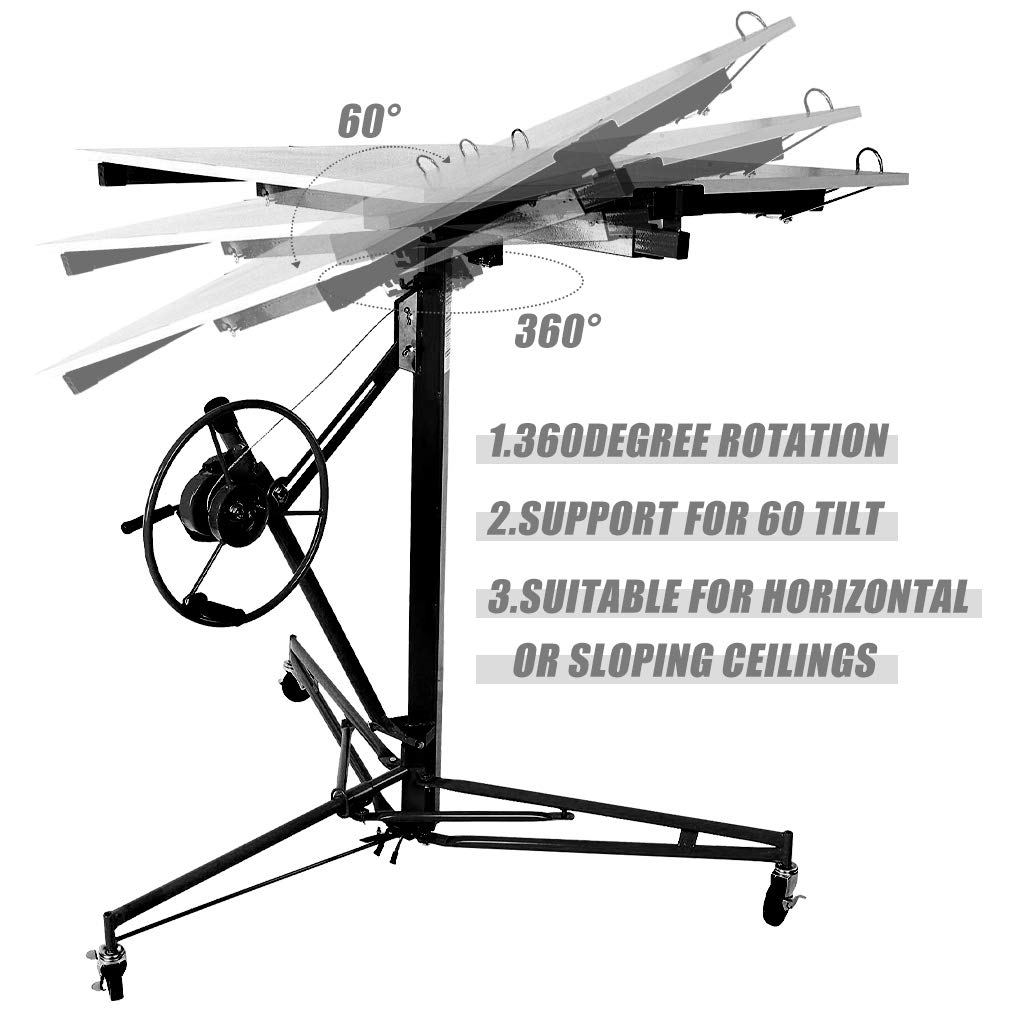 Snapklik.com : Drywall Lift 11 Drywall Panel Hoist Construction Rolling ...