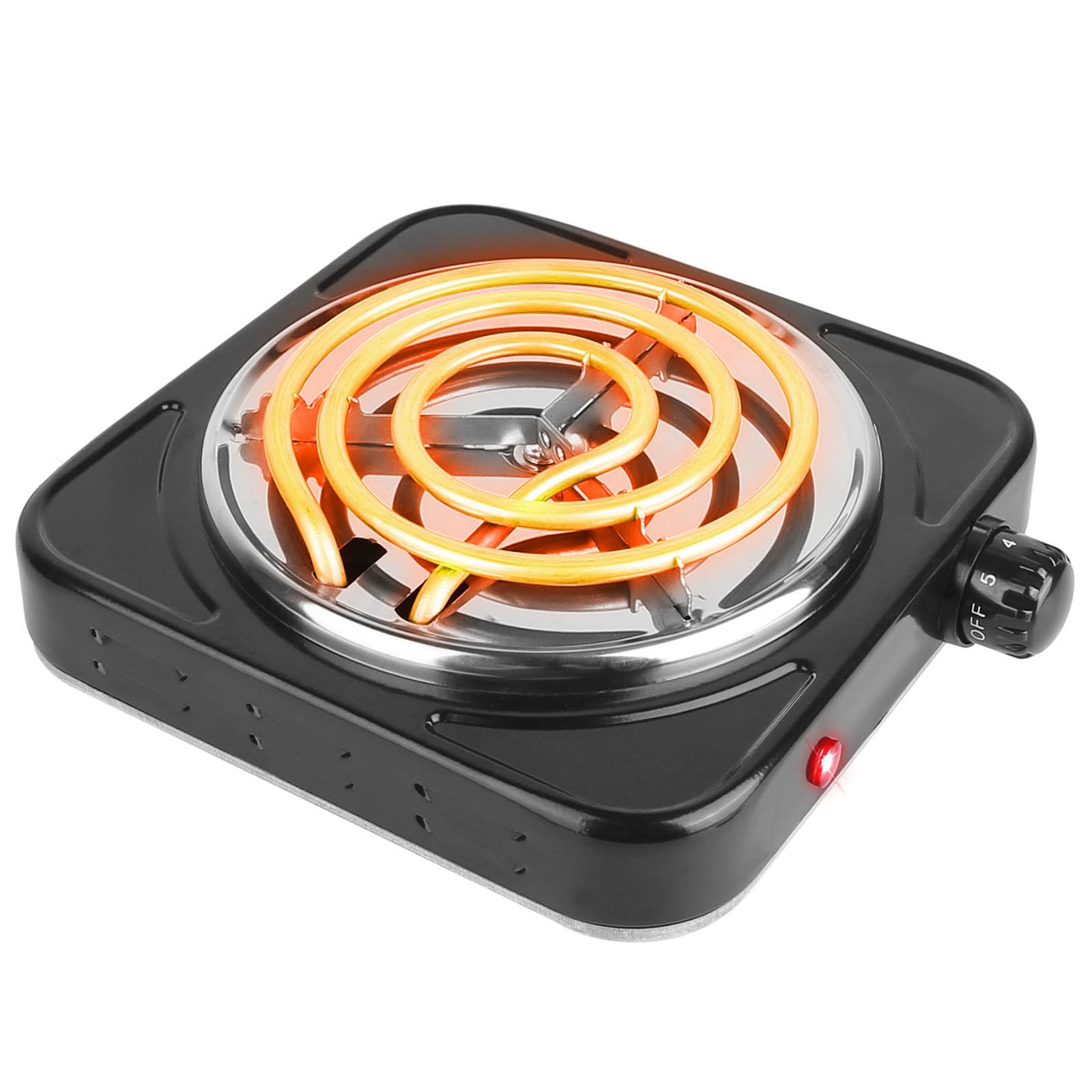 Snapklik.com : Hot Plate, 1000W Portable Electric Single Coil Burner