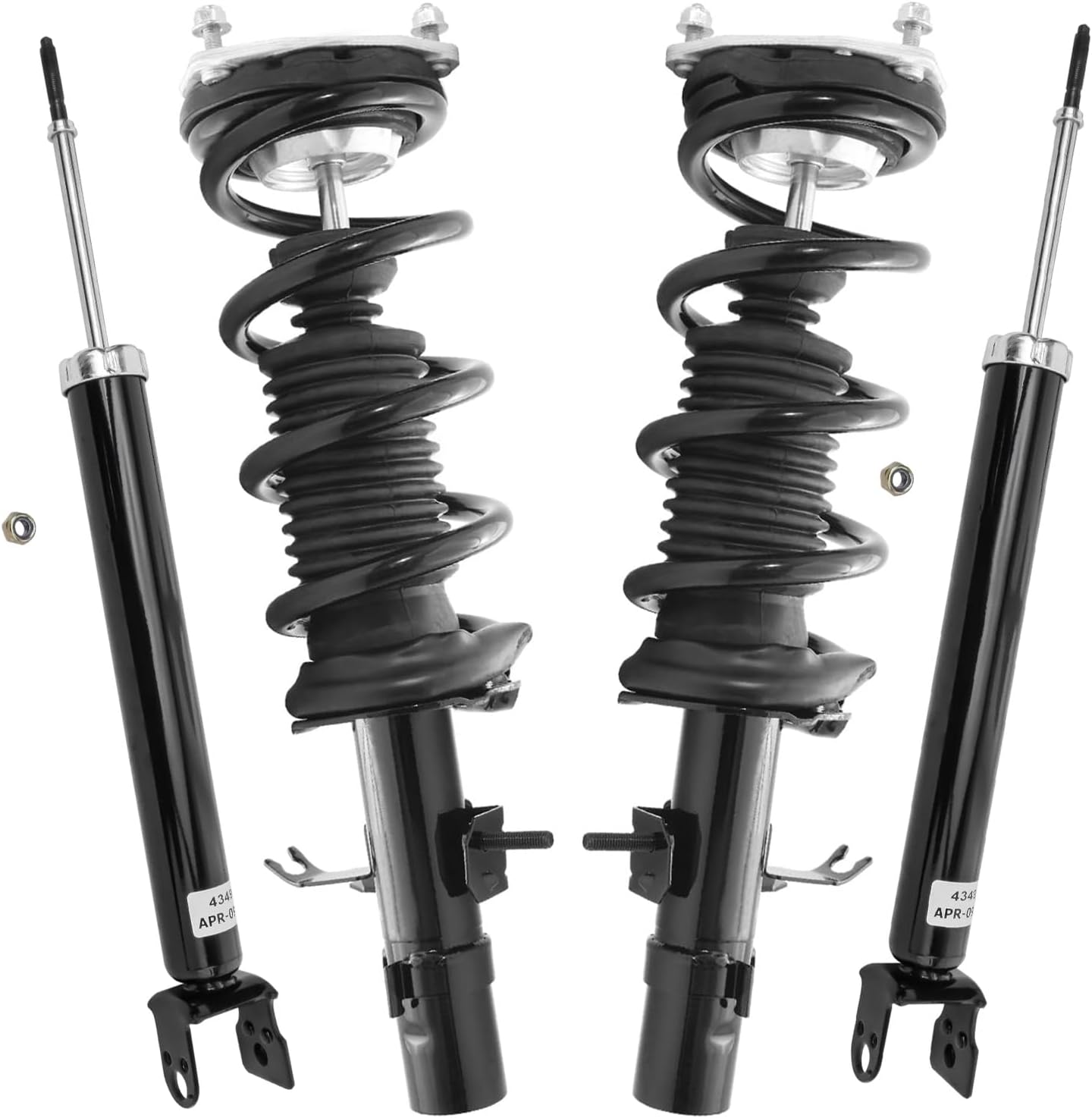 Amazon.com: Detroit Axle - AWD Front Struts Rear Shocks for 09-13 ...