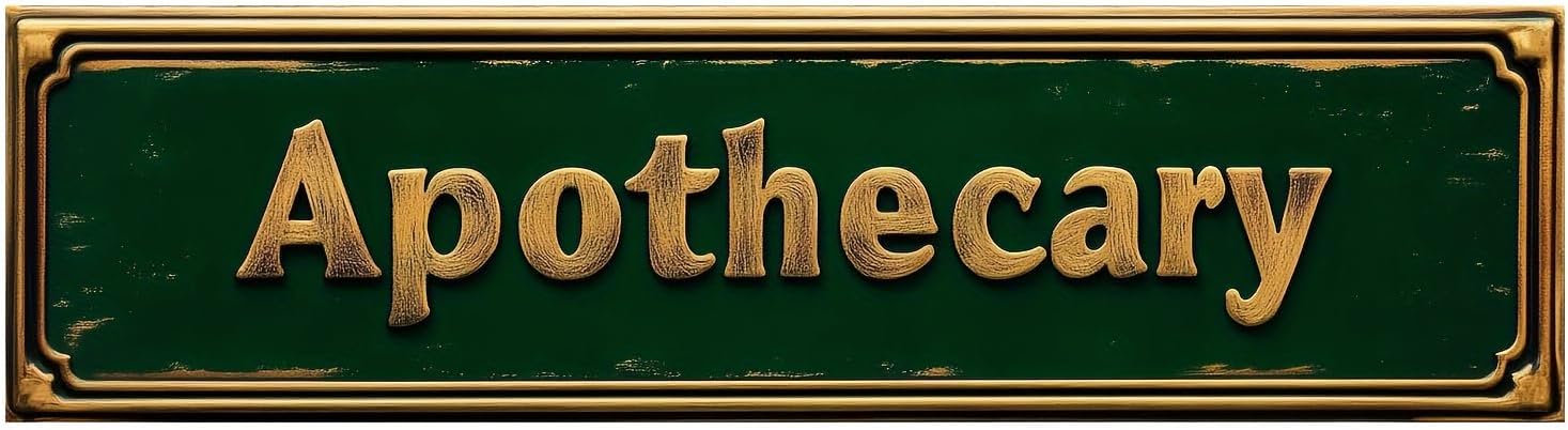 Amazon.com: WIPBLAK Apothecary Potions, poisons, elixirs & Brews Signs ...