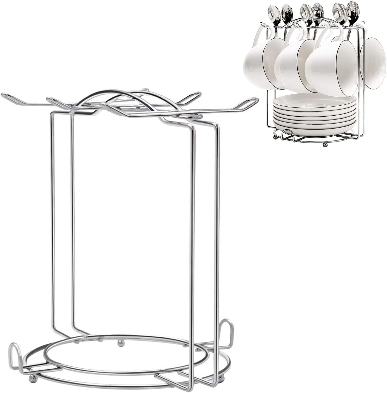 Amazon.com - CHENP.HMC Home Storage Mug Hooks Stainless Steel Wire Rack ...