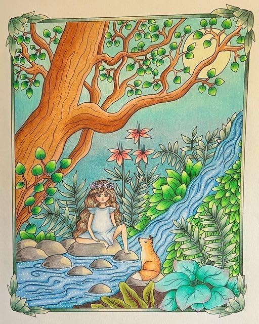 Luna Coloring Book : Trolle, Maria: Amazon.com.au: Books