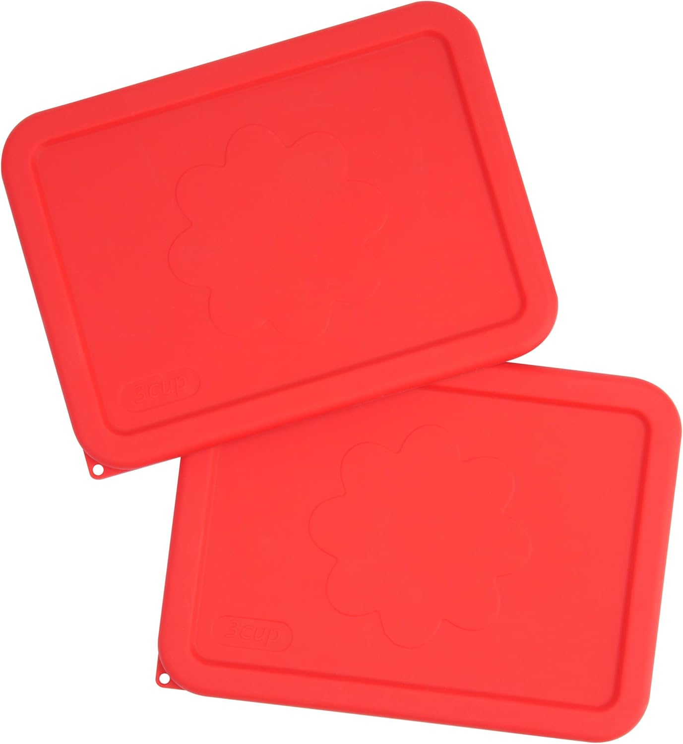 Amazon.com: LUVCOSY 3 Cup Rectangle Silicone Lids Replacement for ...