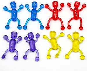 Amazon.com: NUOBESTY Sticky Wall Crawler Toy 30Pcs Stretchy Sticky Toys ...
