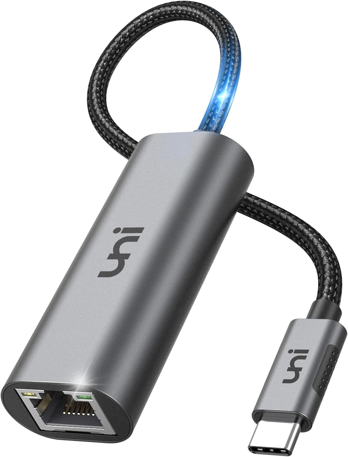 uni Adattatore USB C a Ethernet 2,5 Gbps, USB Type-C a RJ45 Ethernet ...