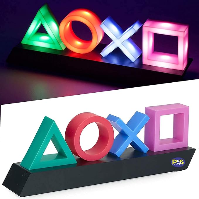 Buy PSS Play-Station Icons Halogen Light With 3 Light Modes- Music ...