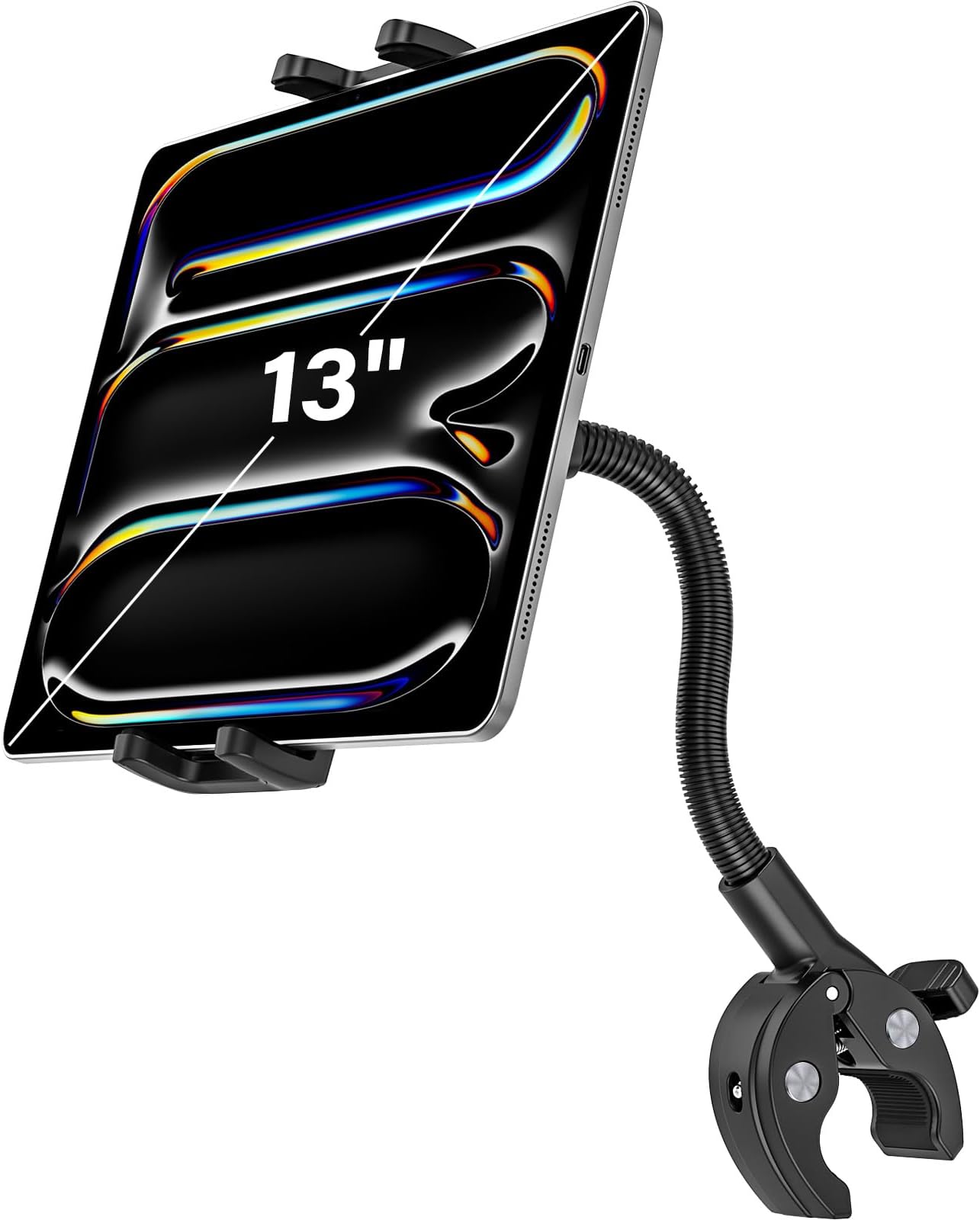 Amazon.com: Gooseneck Bike Tablet Mount, Bike Holder - Adjustable Arm ...