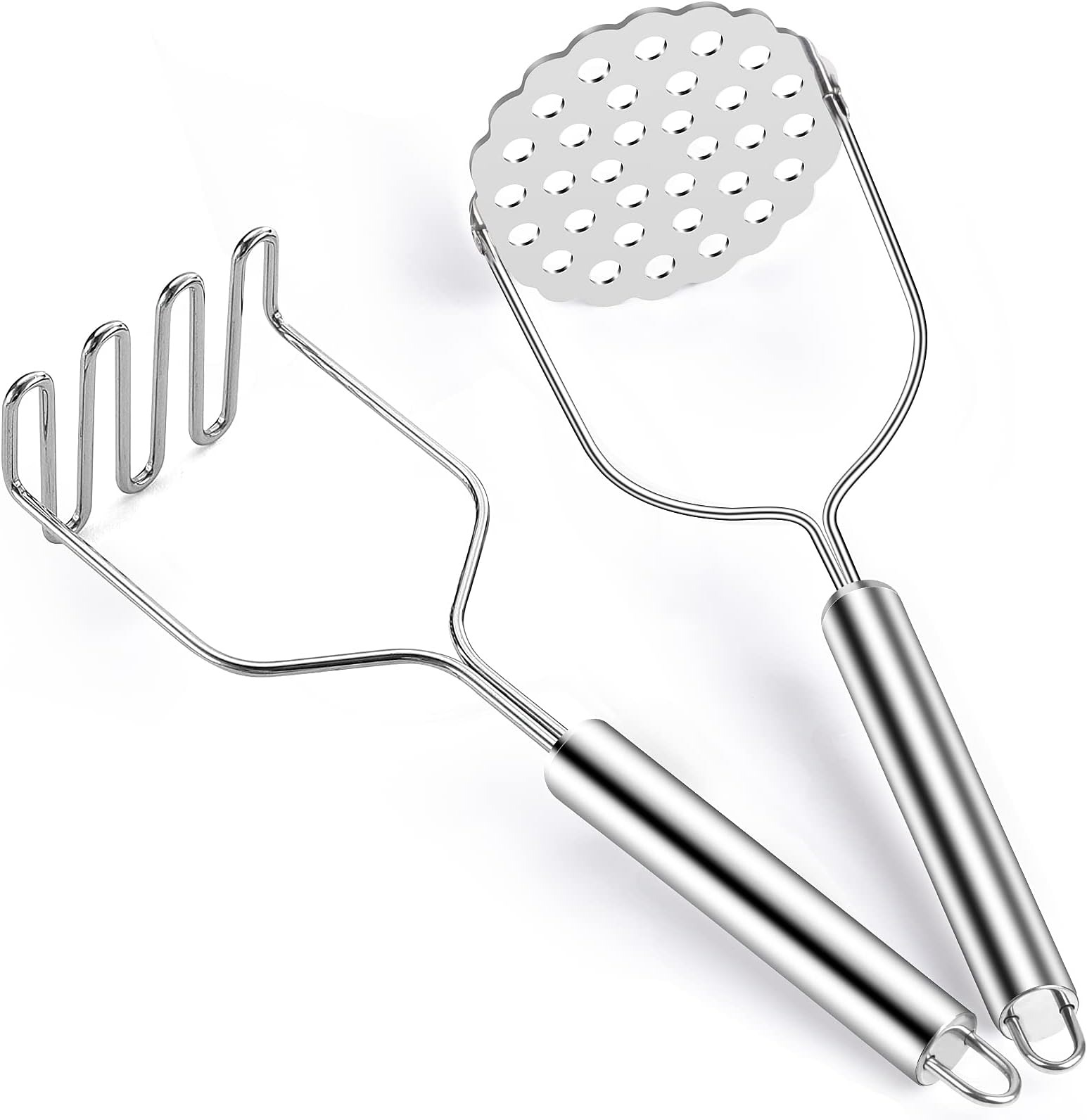 Amazon.com: Stainless Steel Potato Masher Kitchen Tool(AUGMENTED MODEL ...
