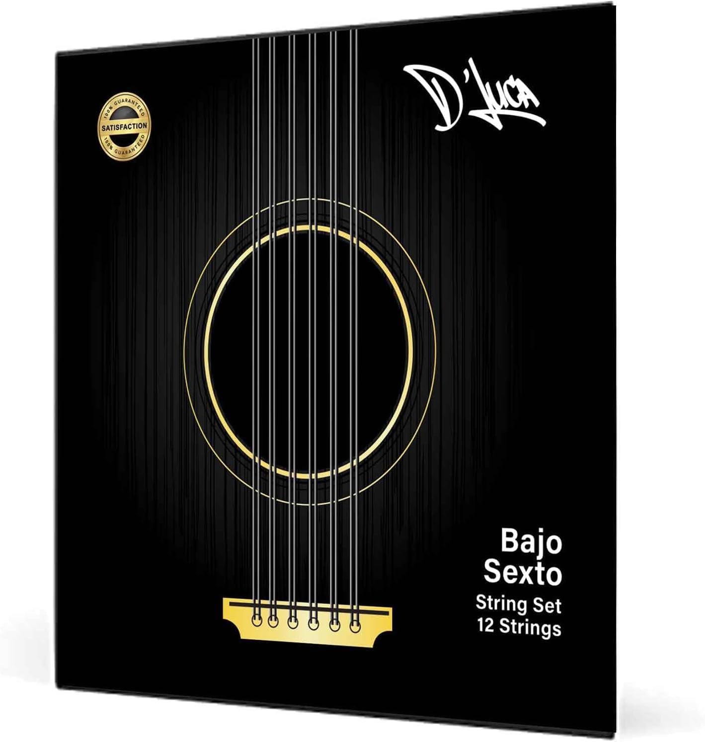 Amazon.com: D'Luca Bajo Sexto Strings Nickel Steel, Loop End : Musical ...