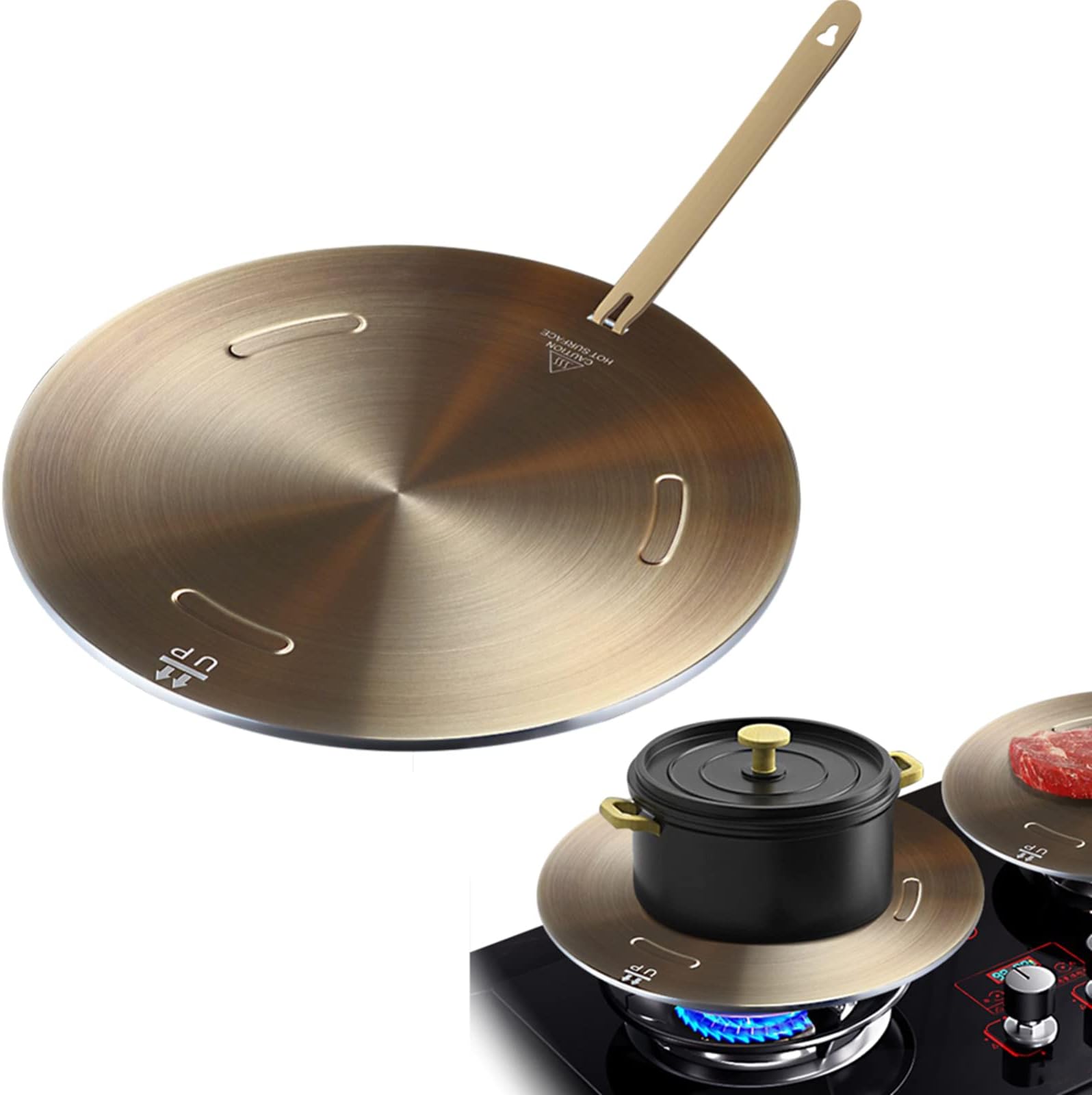 Amazon.com: Gocoffun Heat Conduction Plate for Gas Stove, Heat Diffuser ...