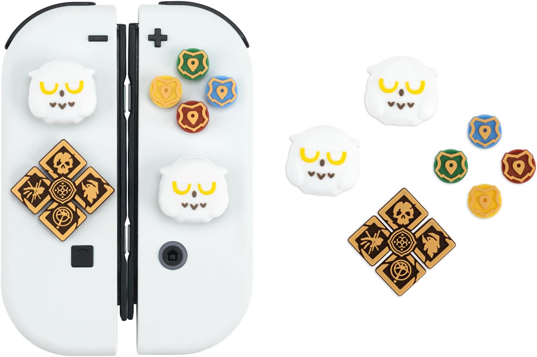 Amazon.com: Silicone Cute Thumb Grip Caps Cover Ergonomic Joystick Caps ...