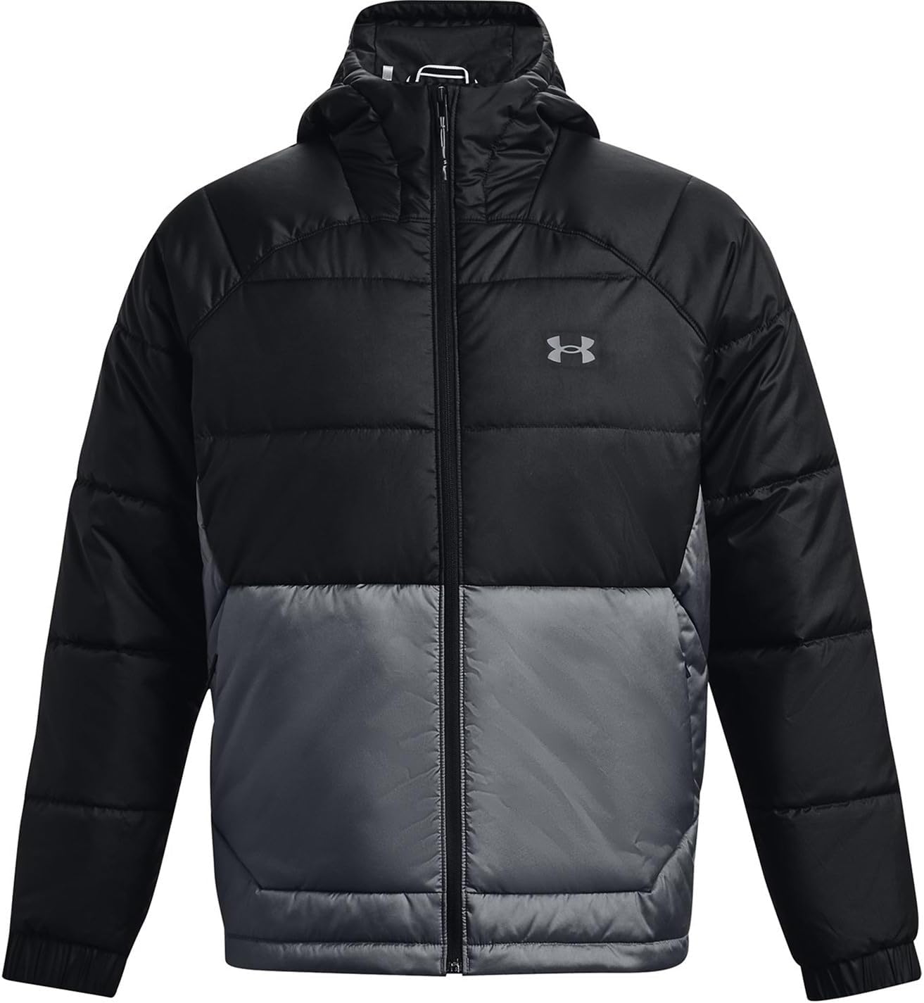 Under Armour - Mens Insulateed Jacket, Color Black/Pitch Gray/Pitch ...