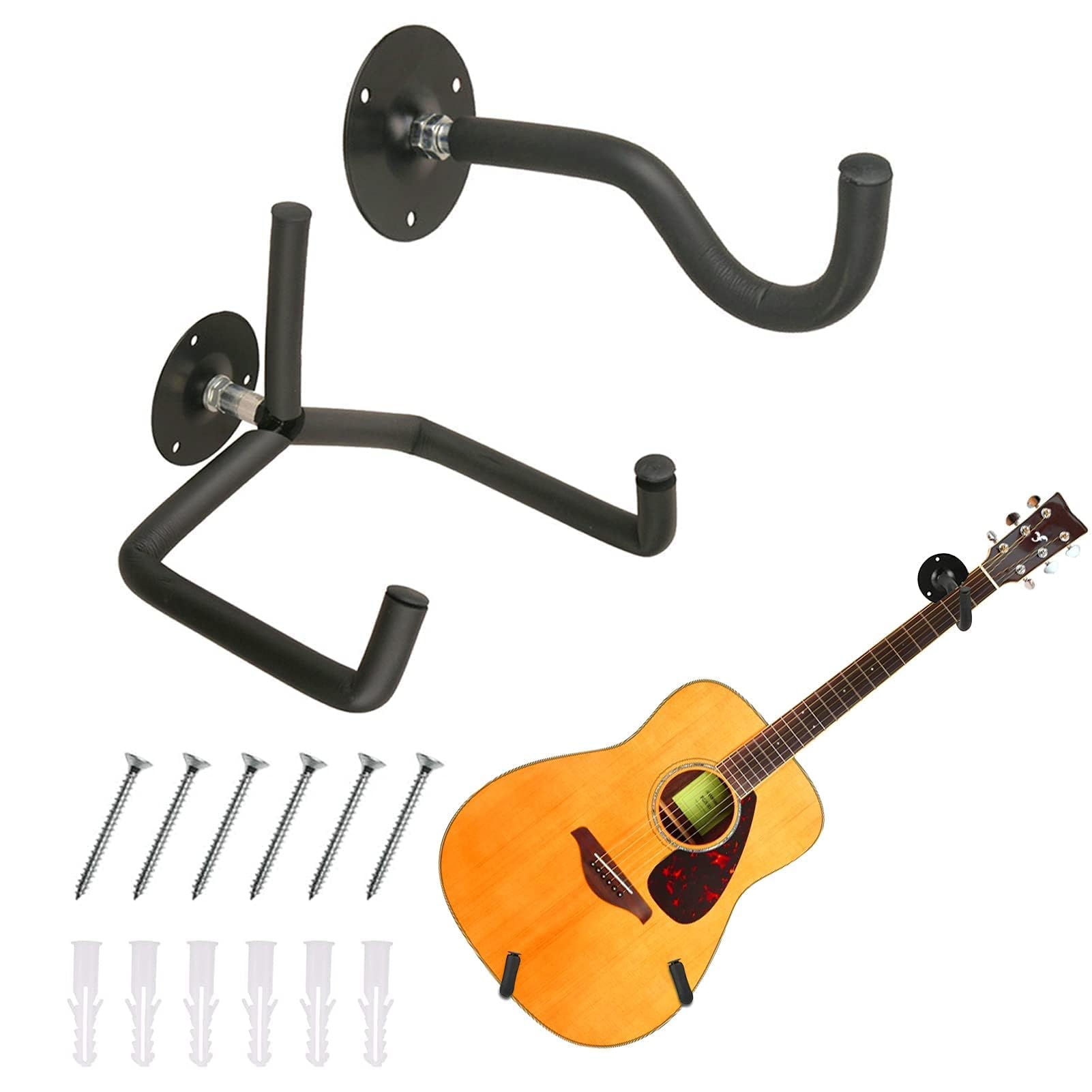 TTCR-II Guitar Wall Mount Horizontal Hanger, Acoustic Electric ...