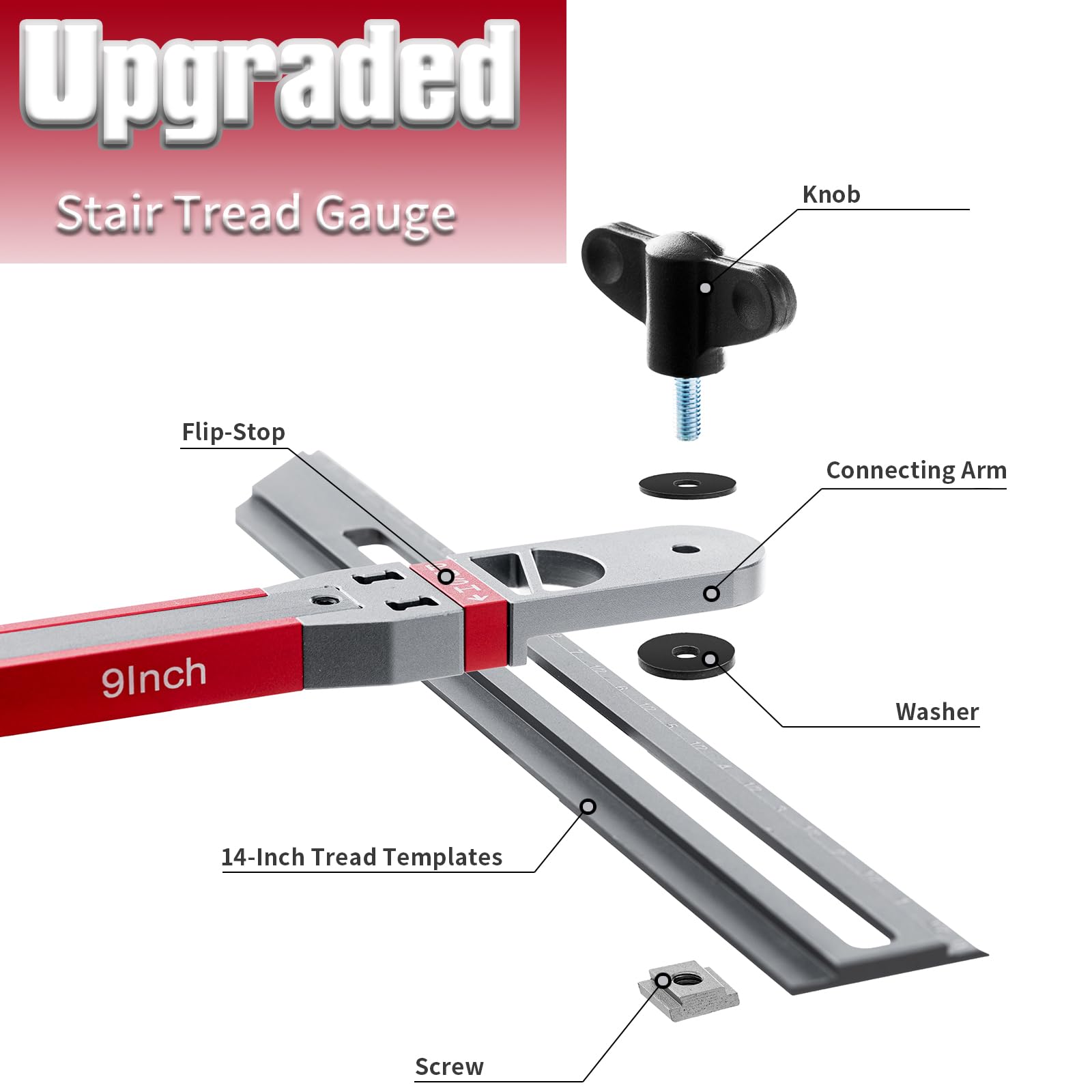 Snapklik.com : Stair Tread Template Tool, Stair Tread Jig, Stair ...