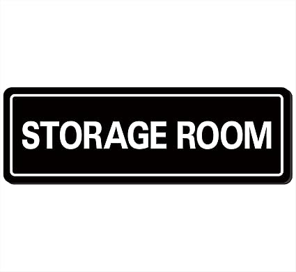 Amazon.com: Storage Room Sign - Premium Durable Acrylic Material, Super ...