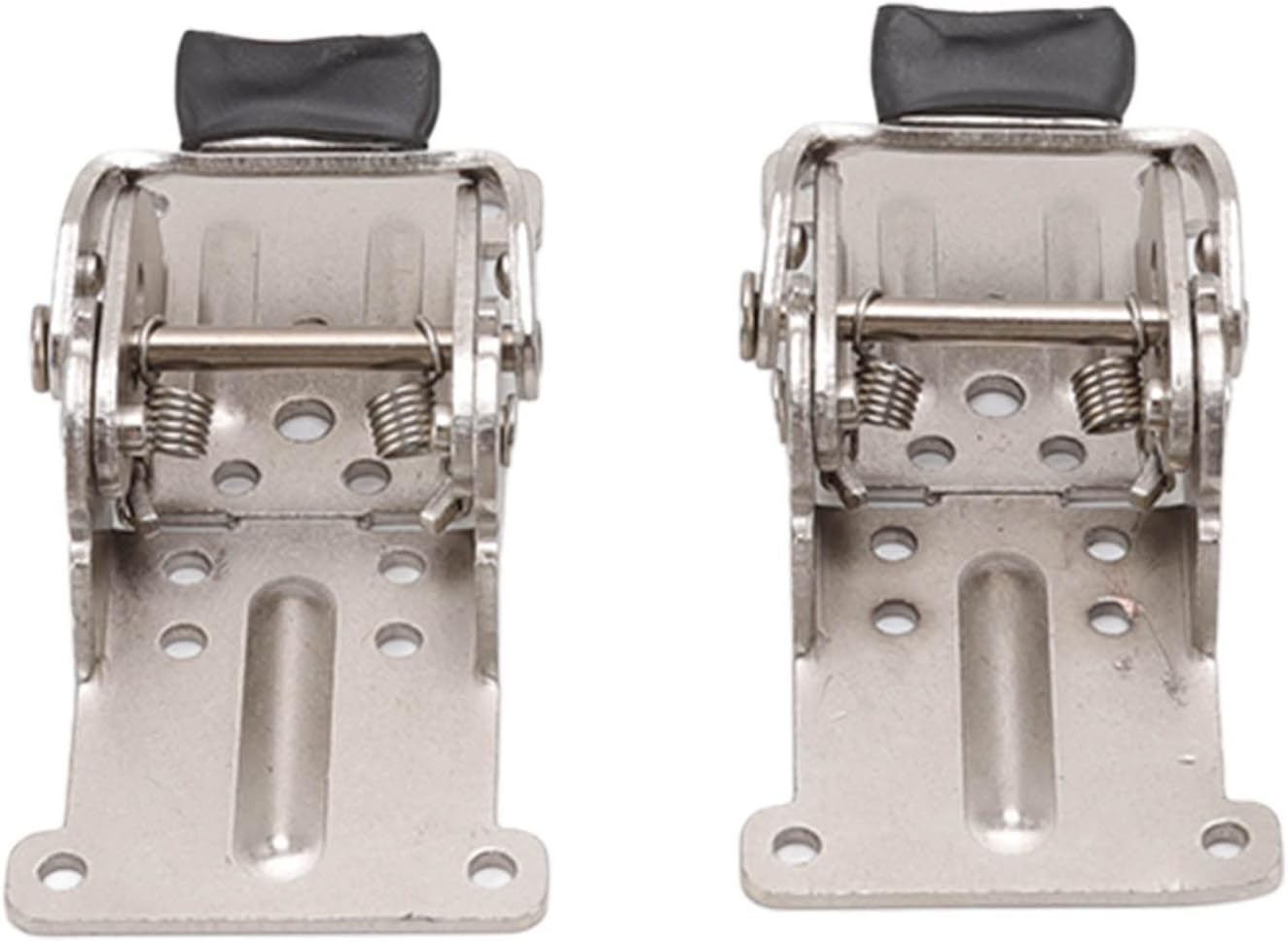 2 Pack Folding Hinges, Zinc Alloy 180 Degree Self Locking Hinge, Table ...