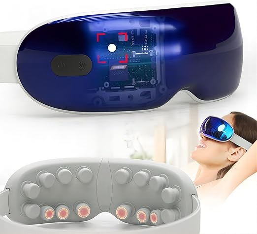 Amazon.com: Homesnew Eye Massager with Heat, Vibrating Eye Mask ...