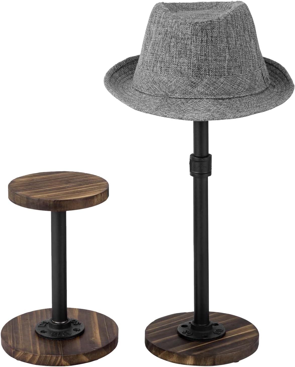 Amazon.com: HAIBEIR Freestanding Hat Stand, Tabletop Hat Rack, Wood ...
