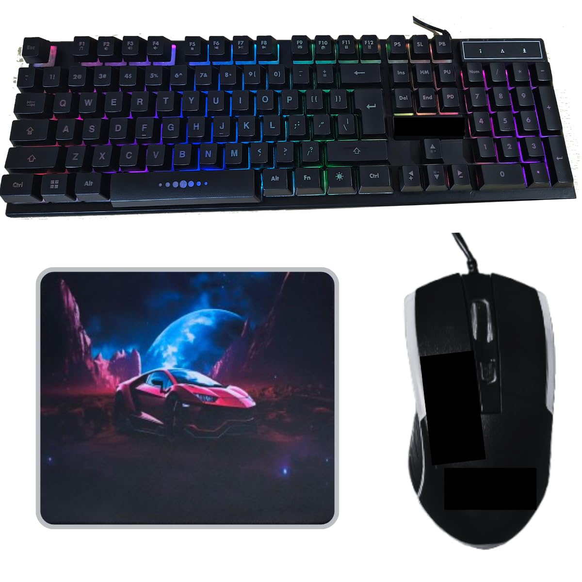 Entwino Gaming Combo Power Trio Mouse,kyeboard and Mouse Pad - Buy ...