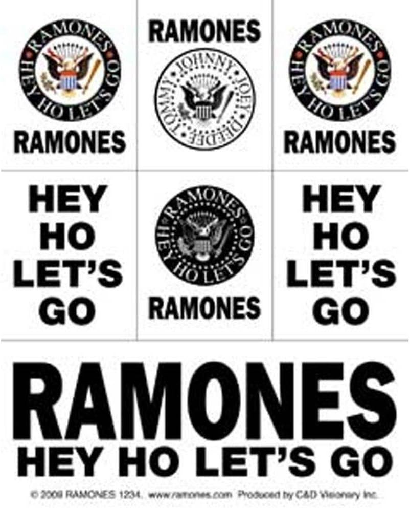 The Ramones - Eagle & Logo Set - Die Cut Sticker Decal : Amazon.com.au ...