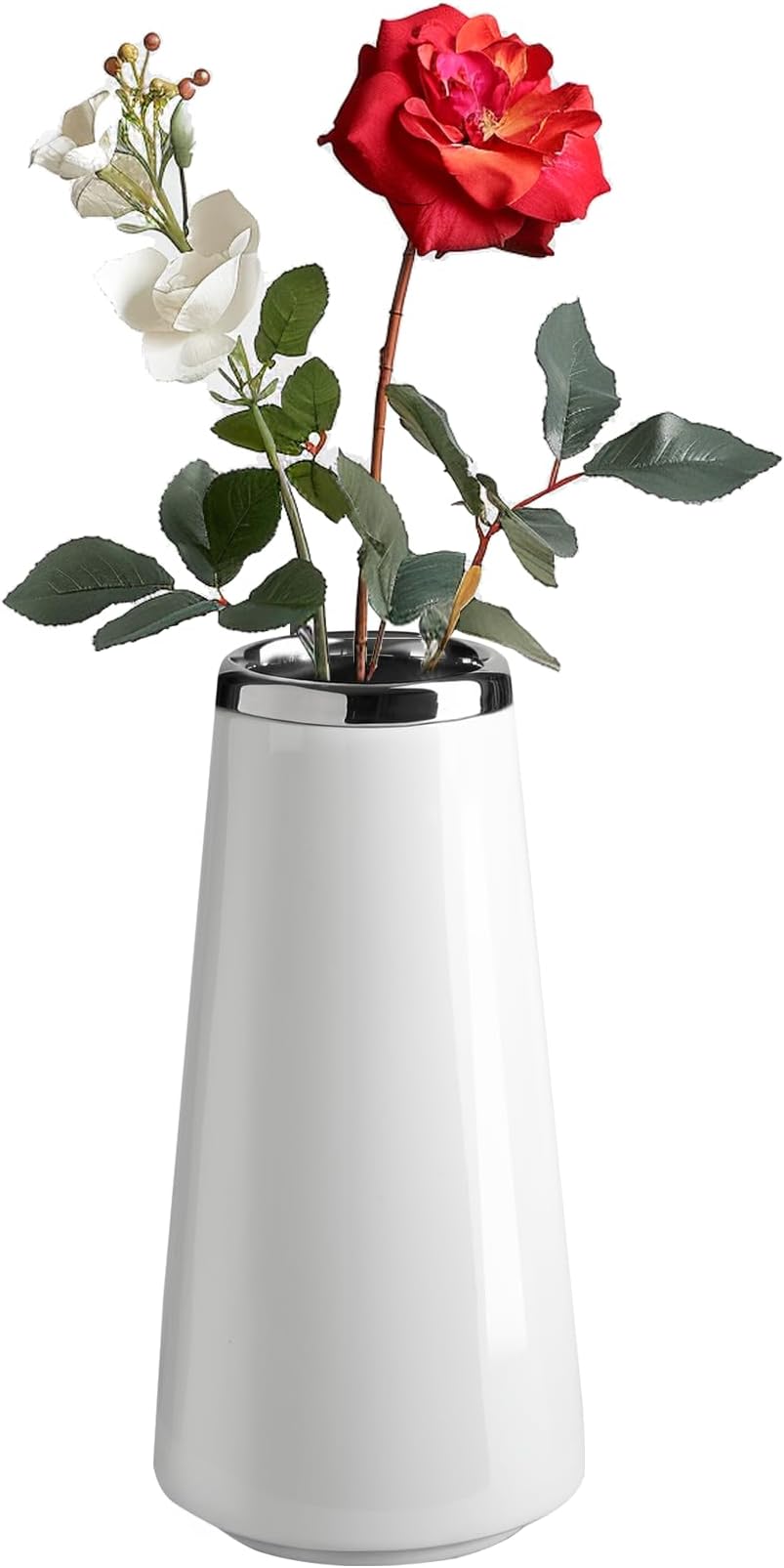 Amazon.com: ALMA White Flower Vase Set,Nordic Style Vase for Dried ...