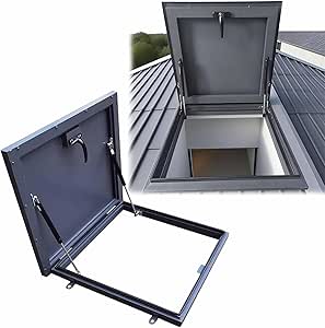 Roof Hatch, Galvanized Steel Roofs Access Hatch,Heavy Duty Attic Door ...