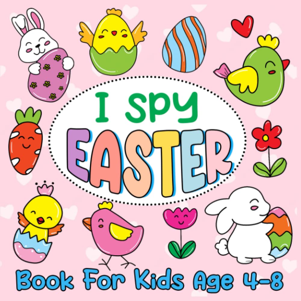 Amazon.com: I Spy Easter Book: Easter Fun with I Spy, Mazes, Coloring and Activity Pages for ...