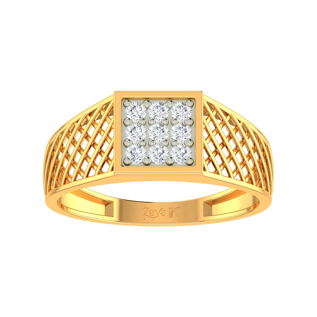 Zeya Yellow Gold Ring : Amazon.in: Jewellery