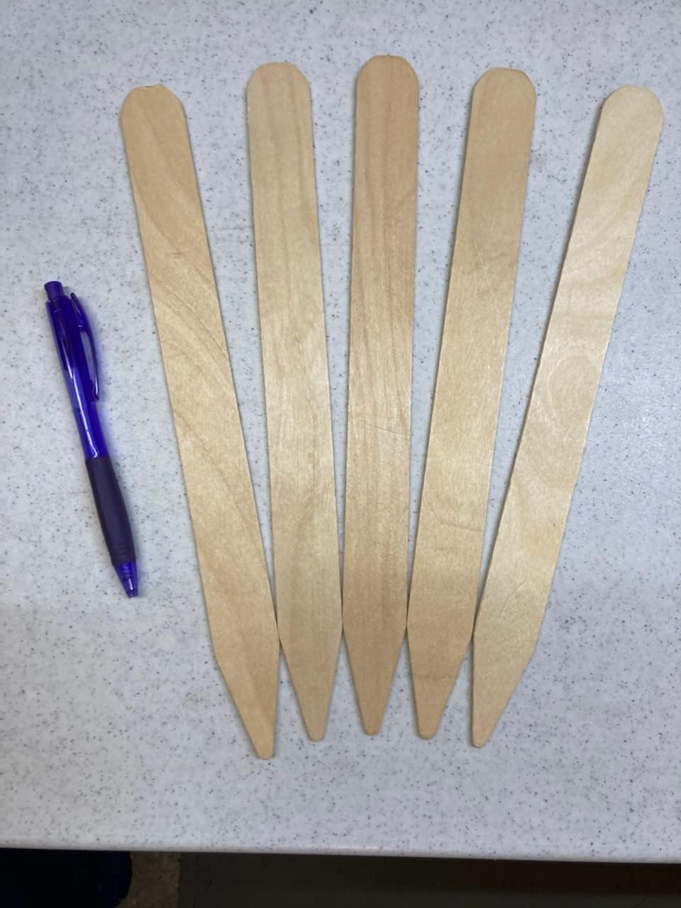 Amazon.com: 50 Wooden 12" L x 1-1/8" W, Plant Stake Labels for Field or ...