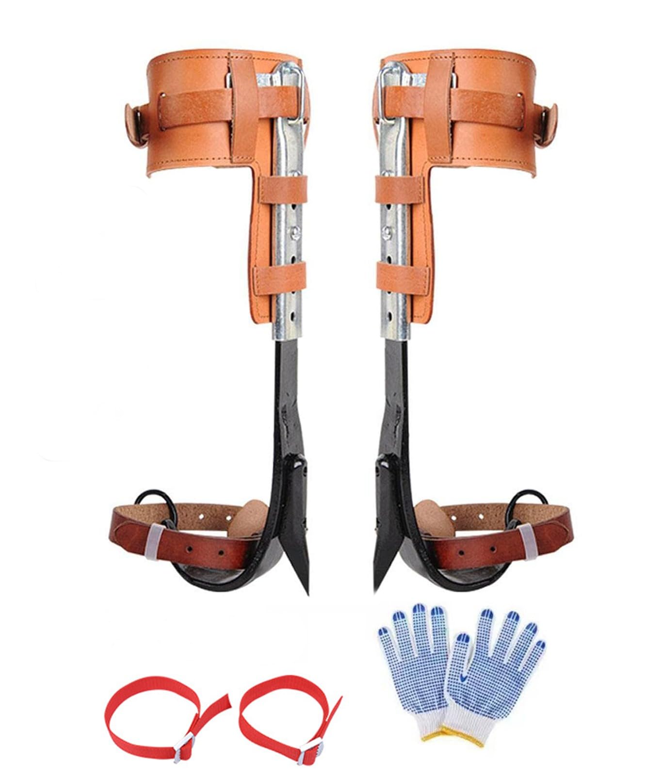 Tree Spikes Tree Climbing Spikes Set, Stainless Steel Tree Climbing ...
