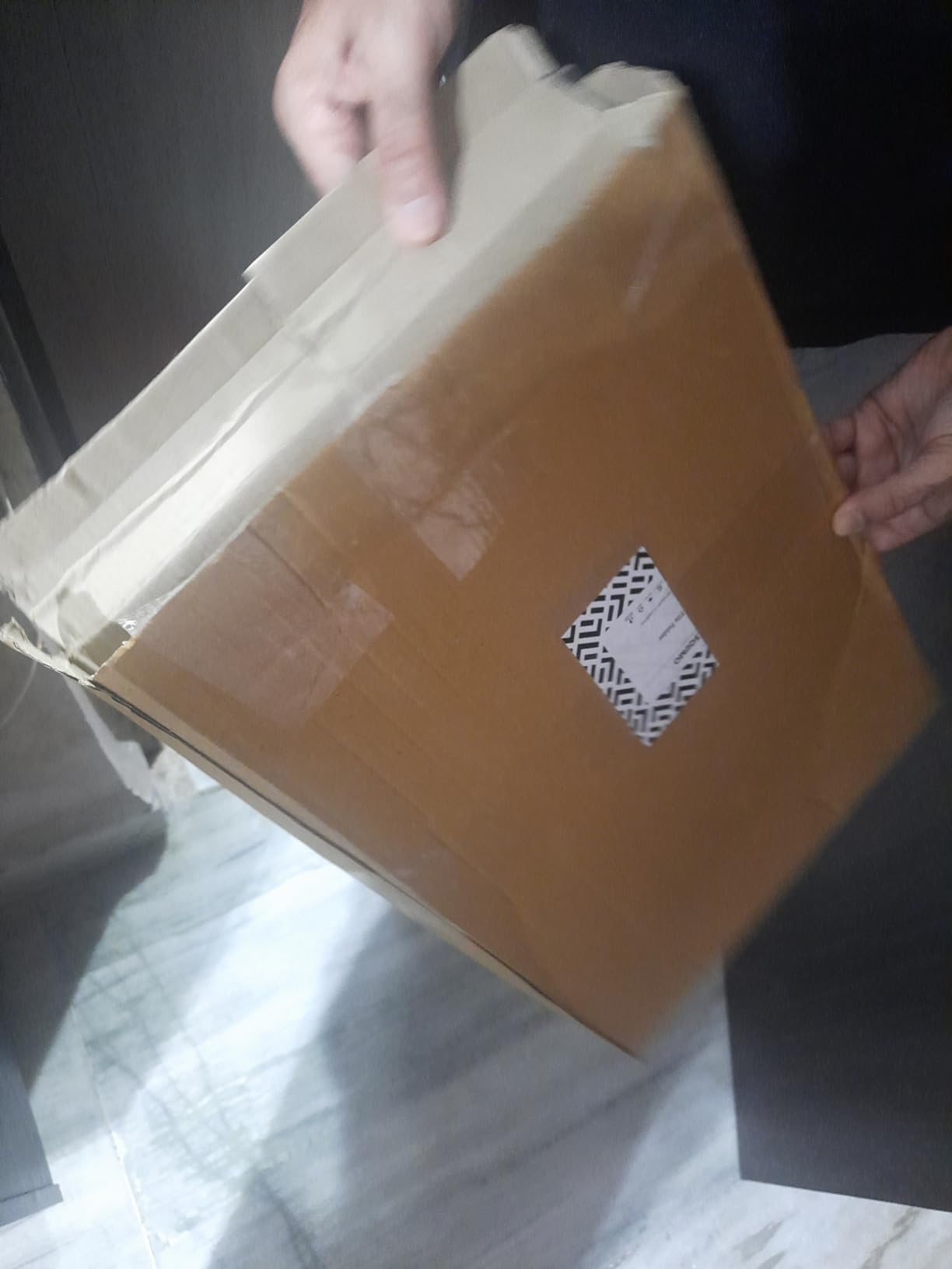 Amazon Brand - Solimo Black Business Zip Closure Portfolio Folder for ...