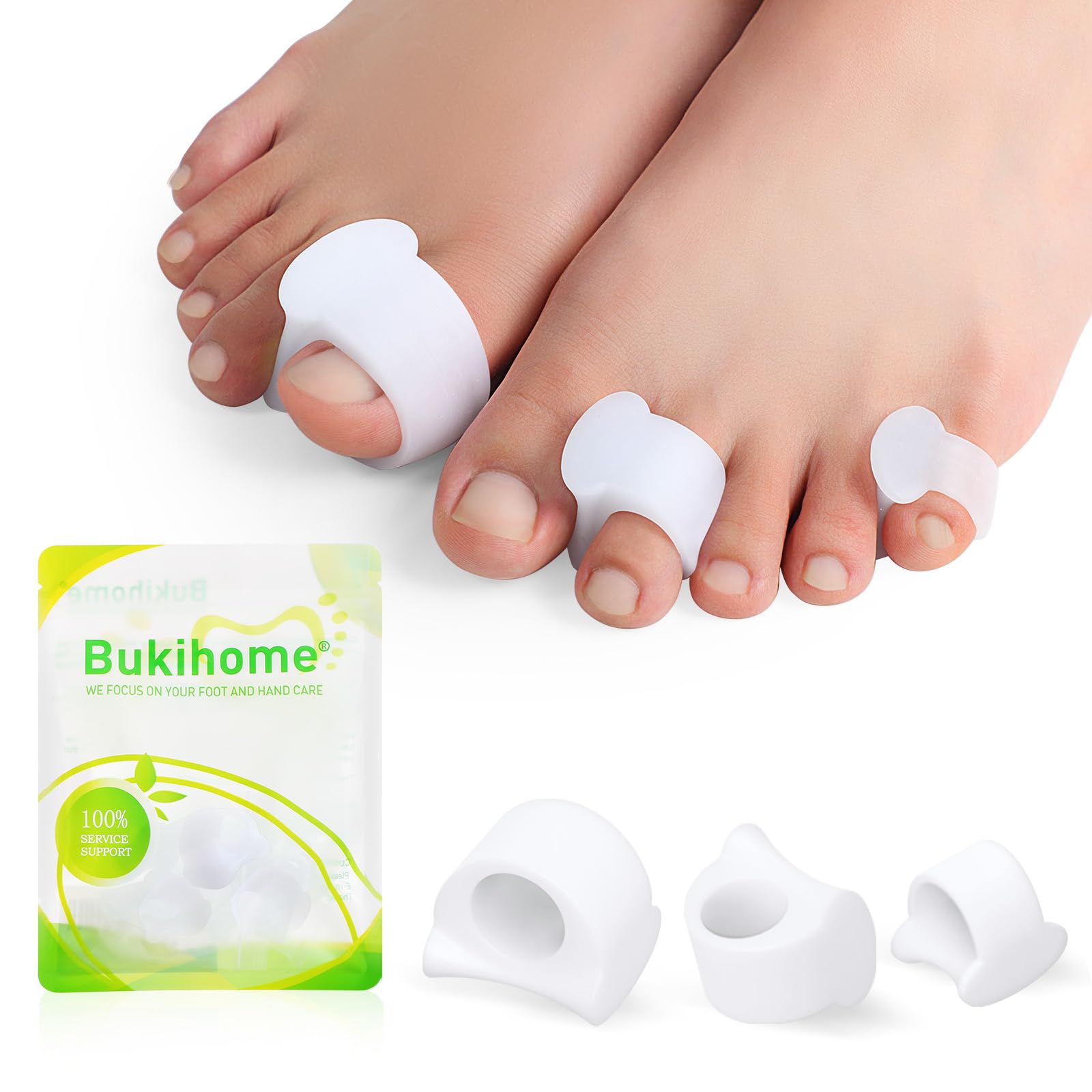 Gel Toe Separators For Women Bukihome 10 Pack Toe Spacers | Desertcart ...