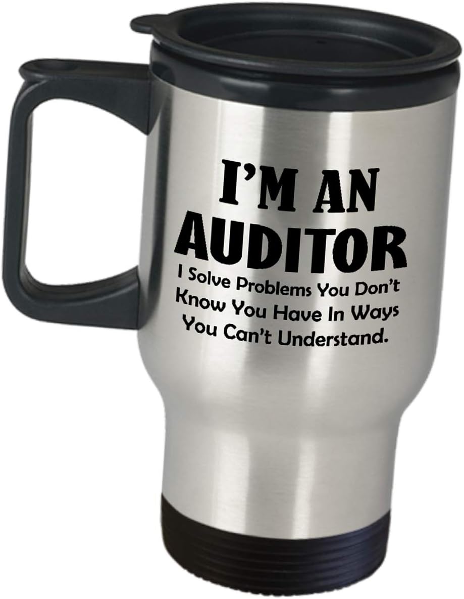 Amazon.com: Appreciation Idea For Auditor - I Solve Problems - Funny ...