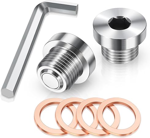 Amazon.com: OxyGenie 2PCS Stainless Steel Rear Transmission Oil Fill ...