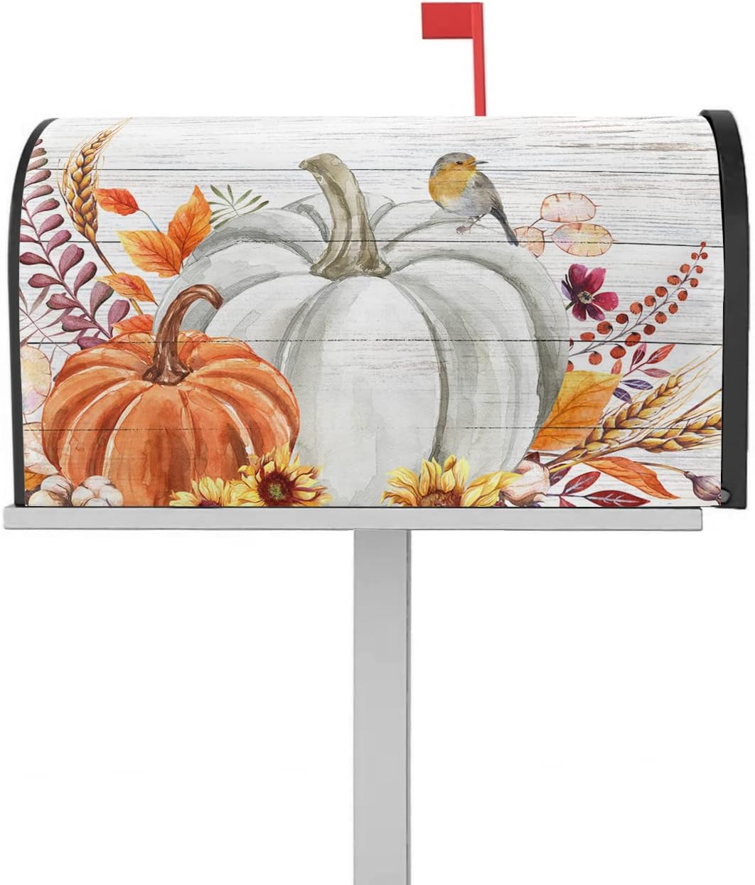 Amazon.com: Mailbox Cover Magnetic Watercolor Fall Pumpkin Harvest ...