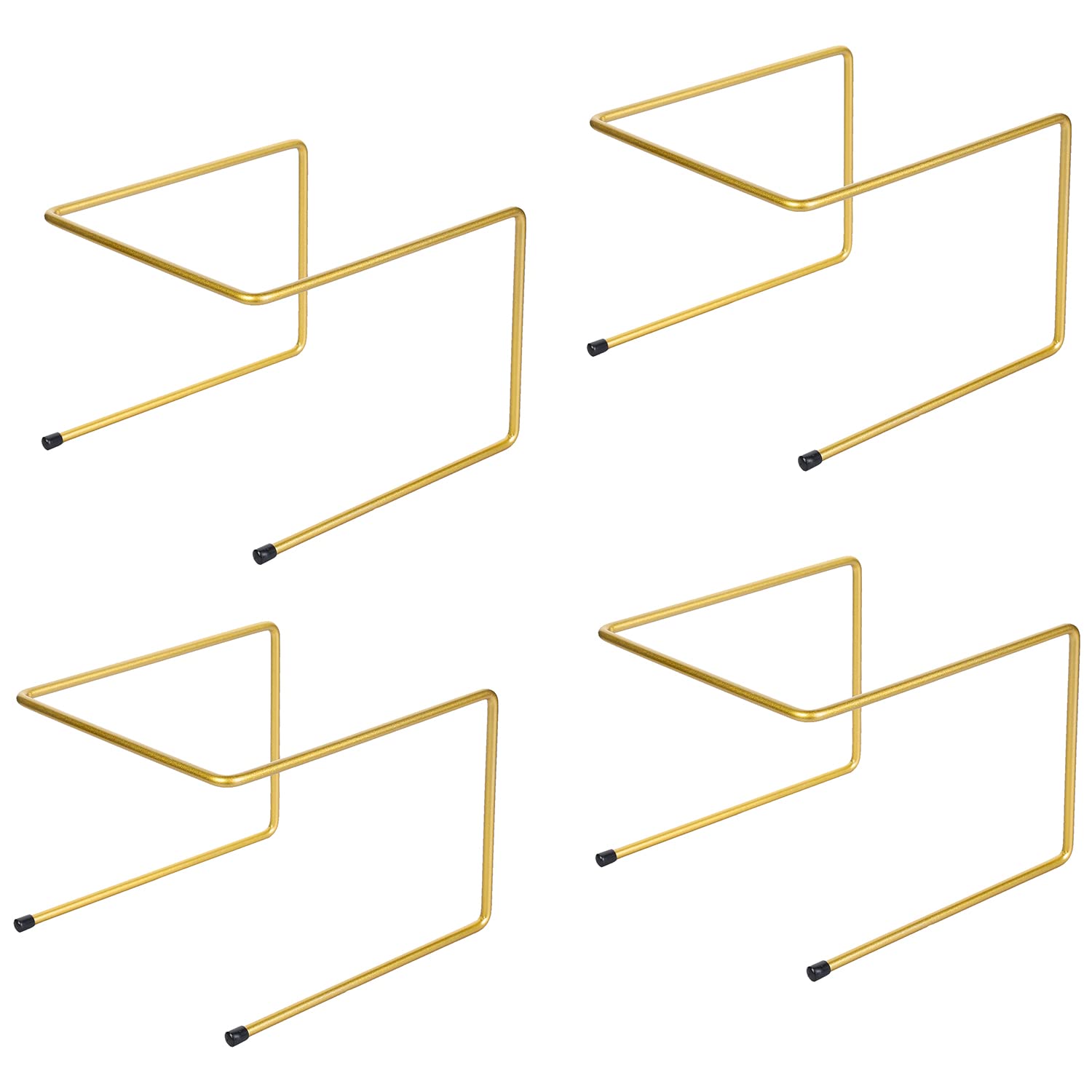 Snapklik.com : MyGift Brass Metal Pizza Table Stands