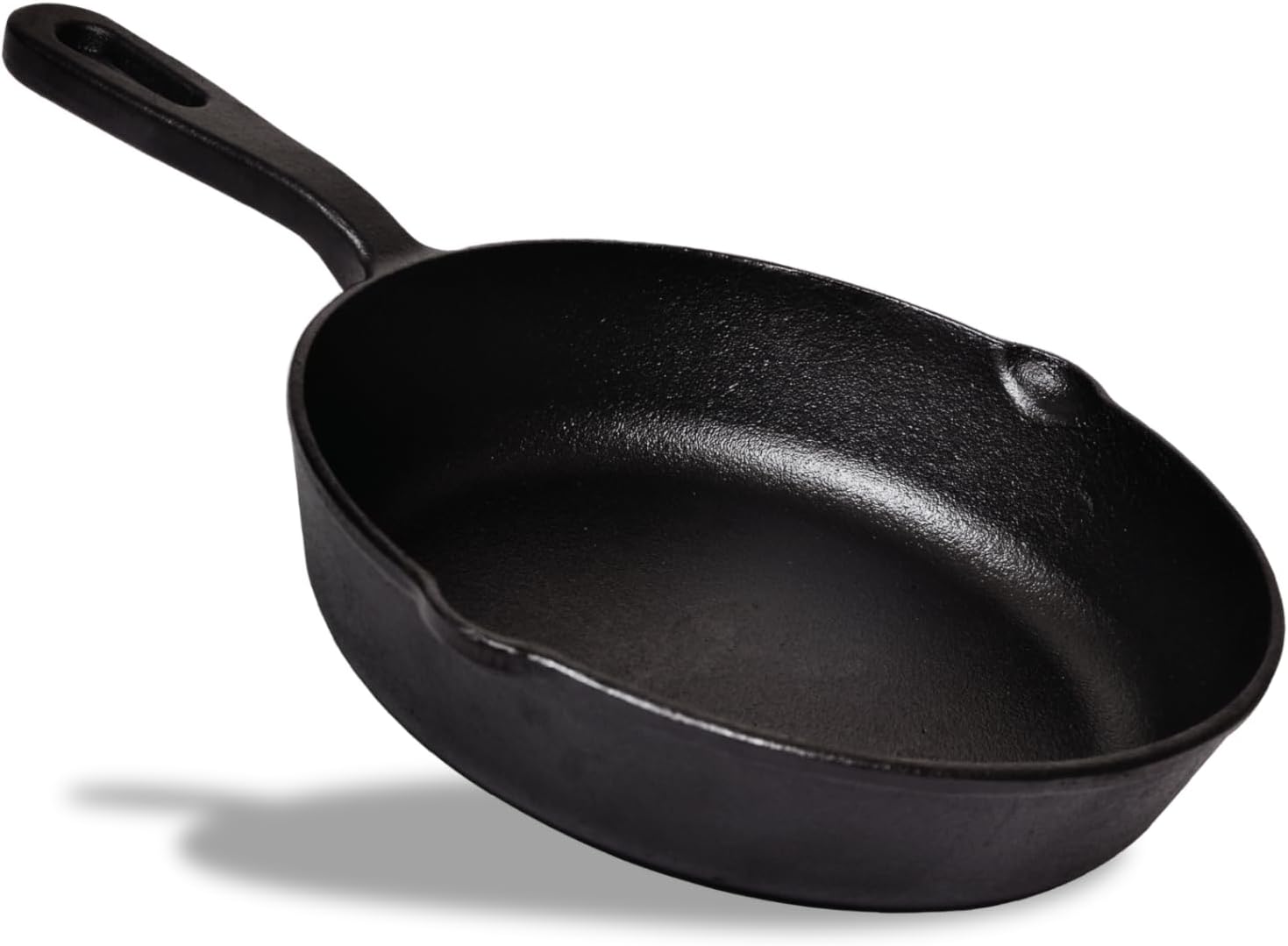 Buy EMBASSY Cast Iron Skillet/Frying Pan, 8 Inches, Pre-Seasoned ...