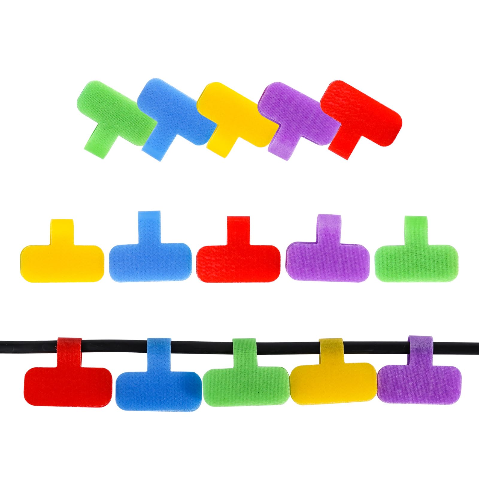 Snapklik.com : 40 PCS Cable Labels, Cable Ties, Cable Write-on Label ...