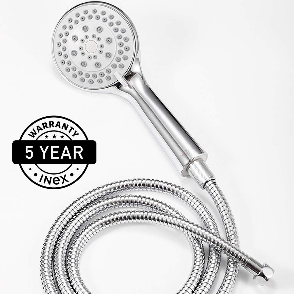 INEX Europa – Shower Head with Stainless Steel Hose (175 cm), High ...