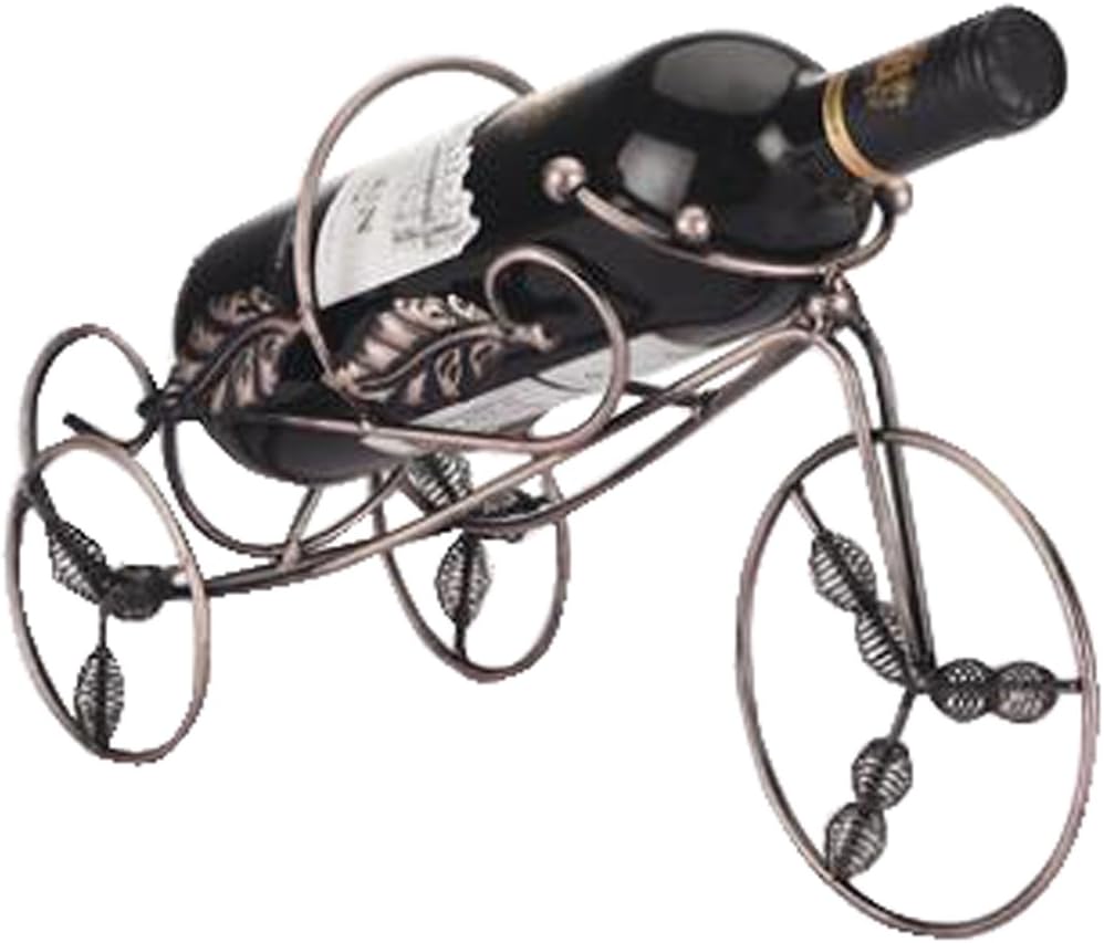 Amazon.com: Metal Wine Holder Tricycle Wine Rack Wine Bottle Holder ...
