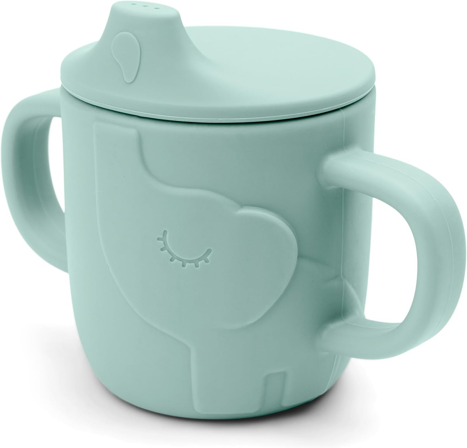 Amazon.com: Done by Deer Baby Sippy Cup - Elphee Blue, Easy-Grip ...