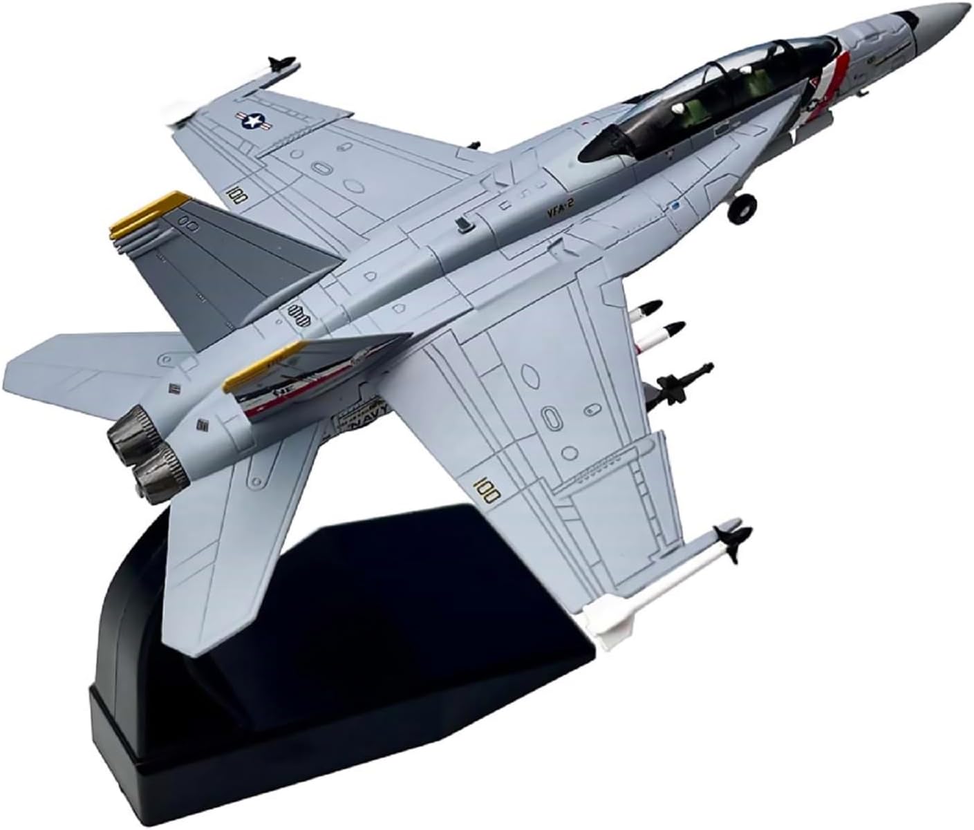 Amazon.com: 1/100 Scale F/A-18 F18 Super Hornet Bounty Hunters Fighter ...