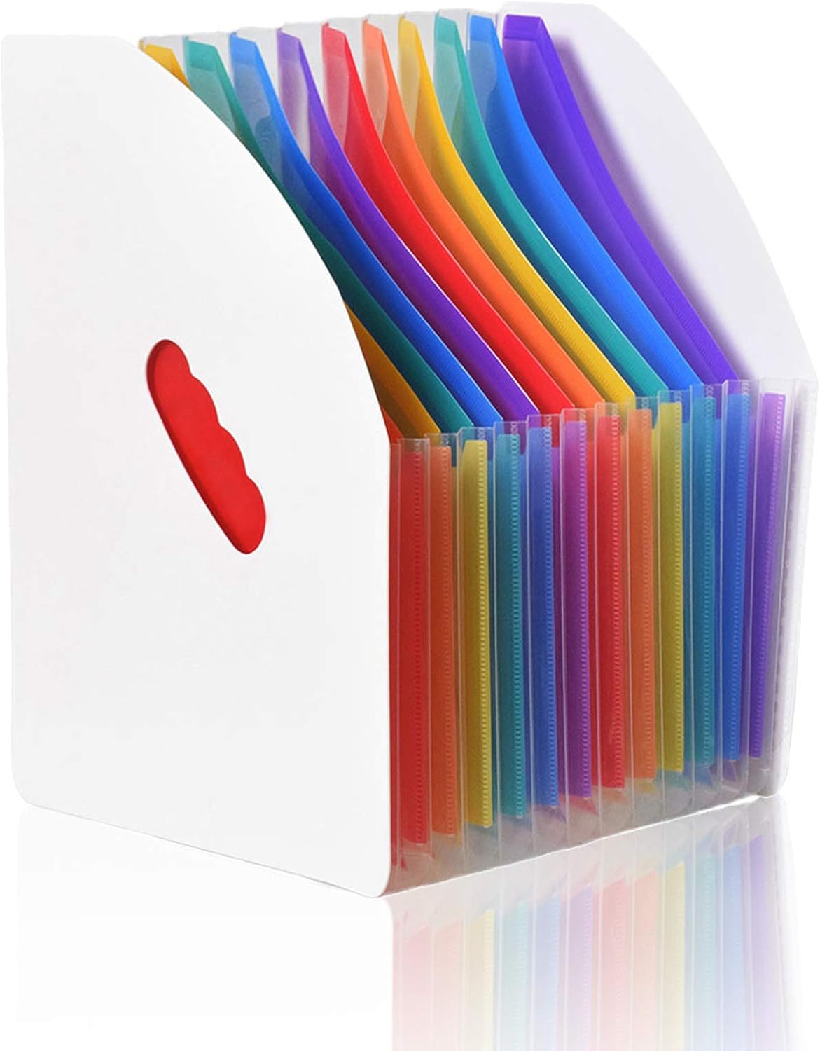 Amazon.com : Lemical Desktop Expanding File Holder 13 Rainbow Pockets ...