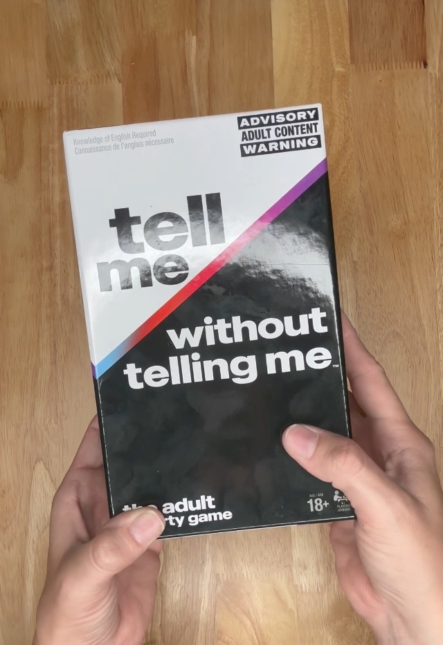 Watch Tell Me Without Telling Me Adult Party Game on Amazon Live