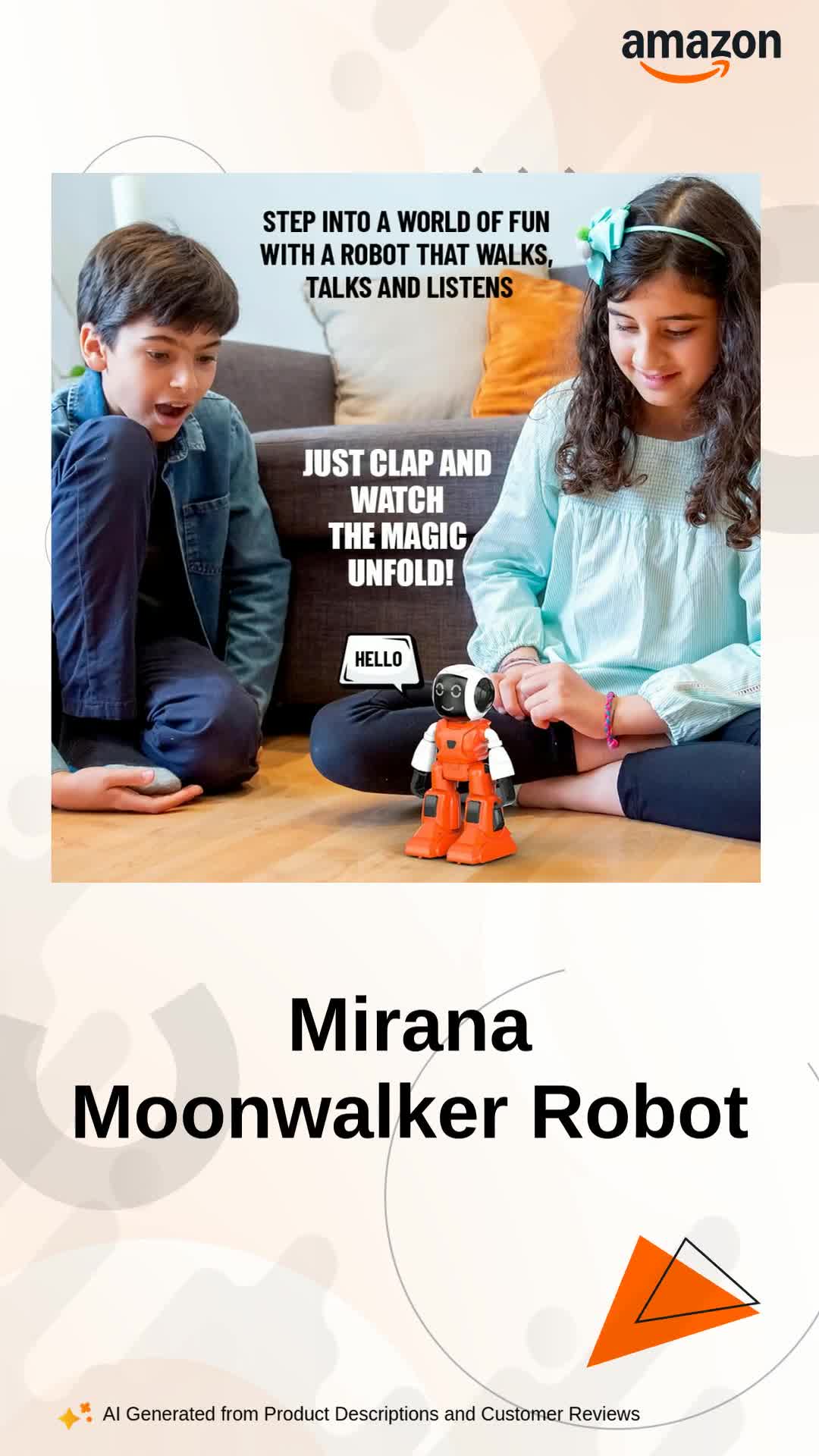 Watch Mirana Moonwalker Robot on Amazon Live