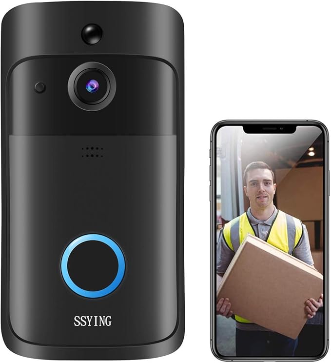 Amazon.com: Video Doorbell Camera HD WiFi Doorbell Wireless Operated ...