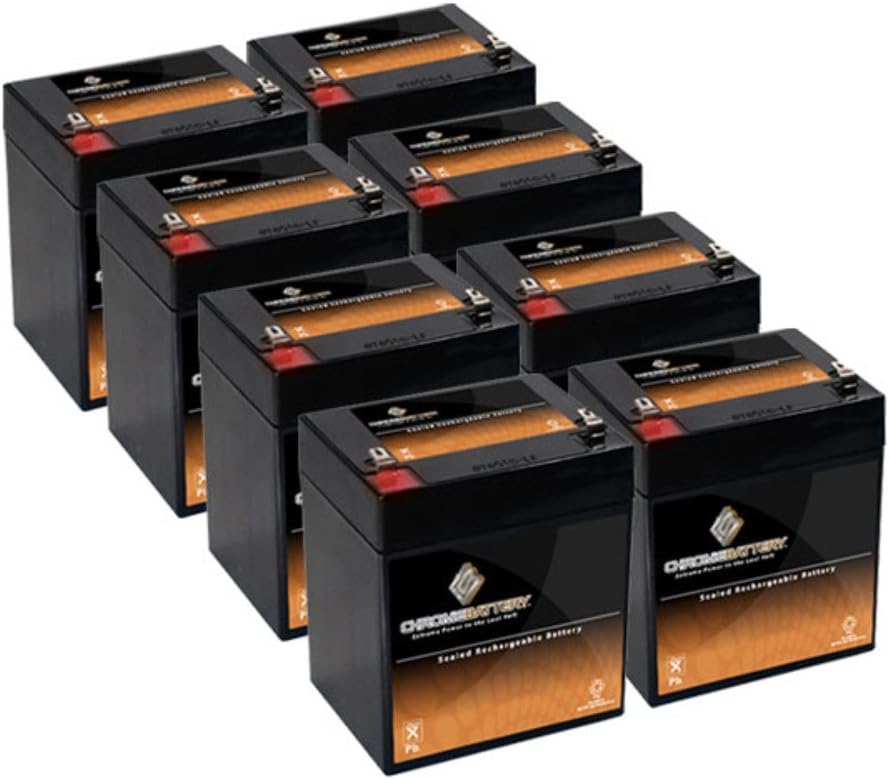 Amazon.com: 12V 6AH SLA Battery Replaces np5-12 npx-25 hr5.8-12 rbc29 ...