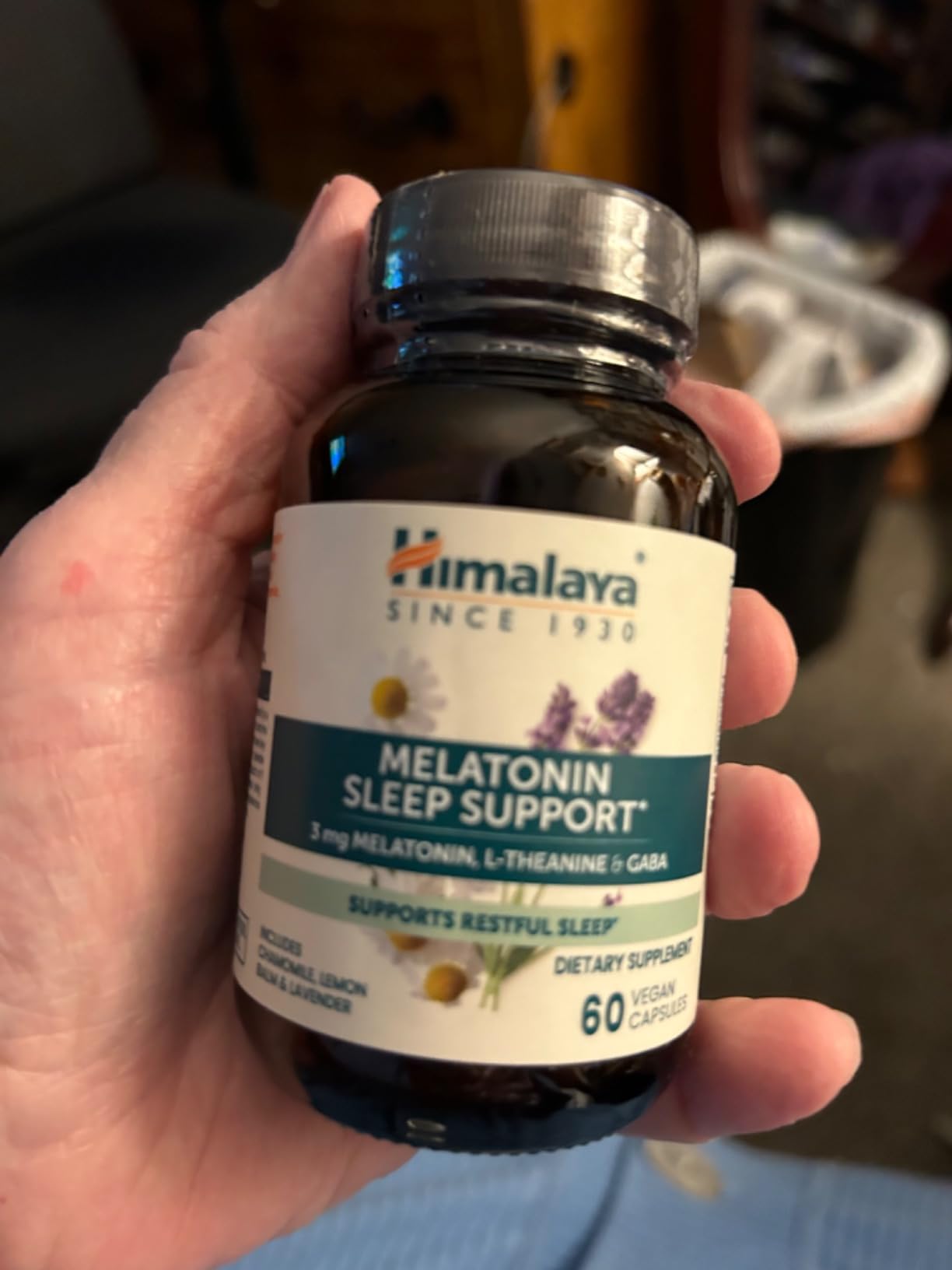 Amazon.com: Himalaya Melatonin Sleep Support with GABA, L-Theanine and ...