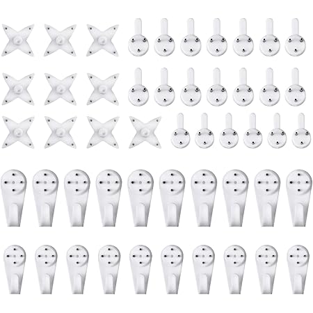 50Pcs Traceless Photo Hook Picture Hanging Hooks No Nails Hooks Photo ...